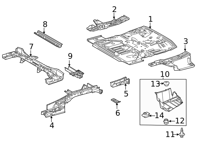 58305-0E080 - Side Panel 2020-2021 Toyota Highlander | Longo Toyota Parts