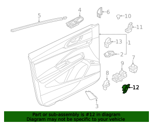2022-2023 Volkswagen Taos Lock Switch 2GJ-962-125-WHS | QuirkParts