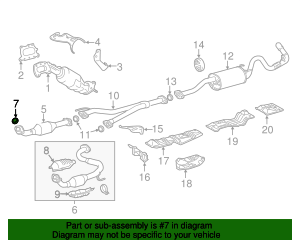 1993-2024 Toyota Gasket, Exhaust Pipe 9008043036 | Toyota Parts Center