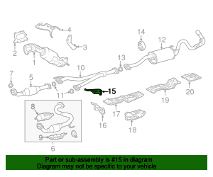 2005-2023 Toyota Tacoma Heat Shield 58153-04041 | Toyota Parts Center