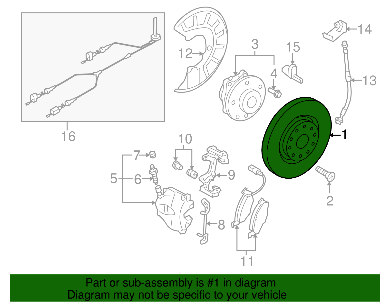 2005-2019 Volkswagen Rotor 5q0615301f | Retail Performance Auto Parts