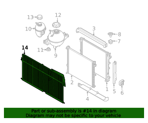 17119468696 - 2018-2022 BMW Stone Guard (17-11-9-468-696) | BMW of ...