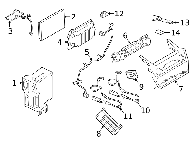 LB5Z-18C869-KS - Receiver 2020-2024 Ford | AutoNation Parts