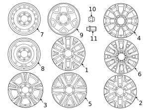 Toyota Wheel Disc Black 16 Inch Part# 4261104221 | Toyota Of Colorado ...