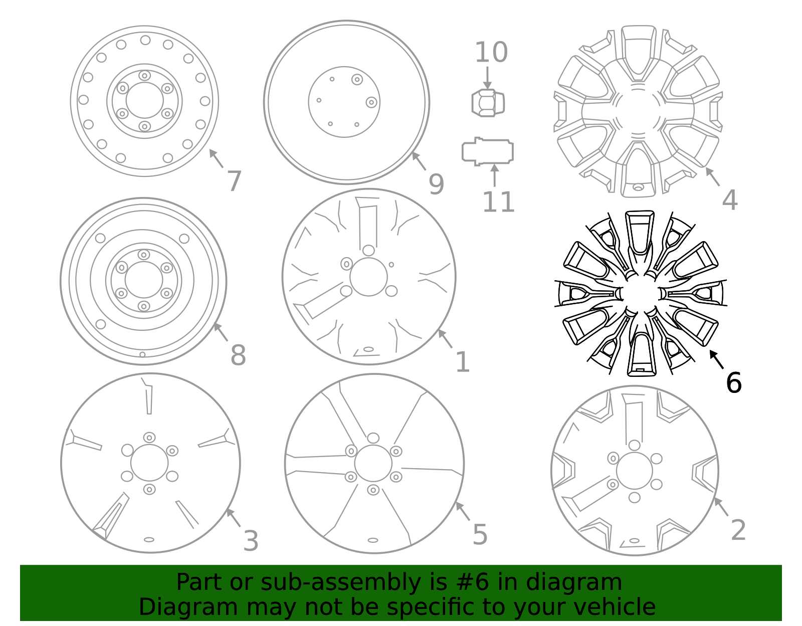 2020-2023 Toyota Tacoma Wheel Sub Assembly Clad 4260D-04031 | Toyota ...