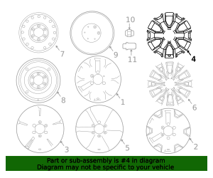 42611-04241 - Wheel 2020-2023 Toyota Tacoma | AutoNation Parts