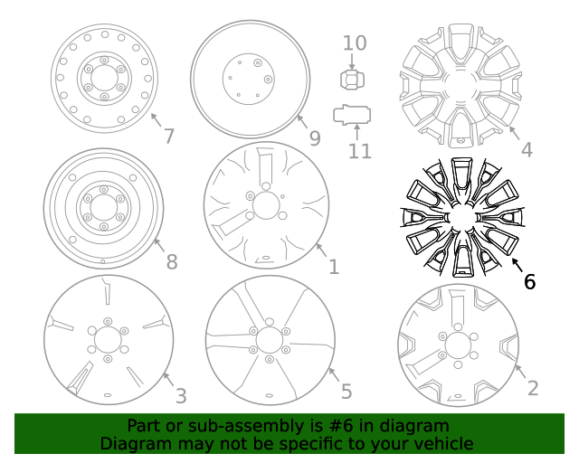 OEM 2020-2023 Toyota Tacoma Wheel Sub Assembly Clad Part # 4260D-04031 ...