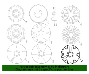 2016-2023 Toyota Tacoma Wheel 42611-04161 | AutoNationParts.com