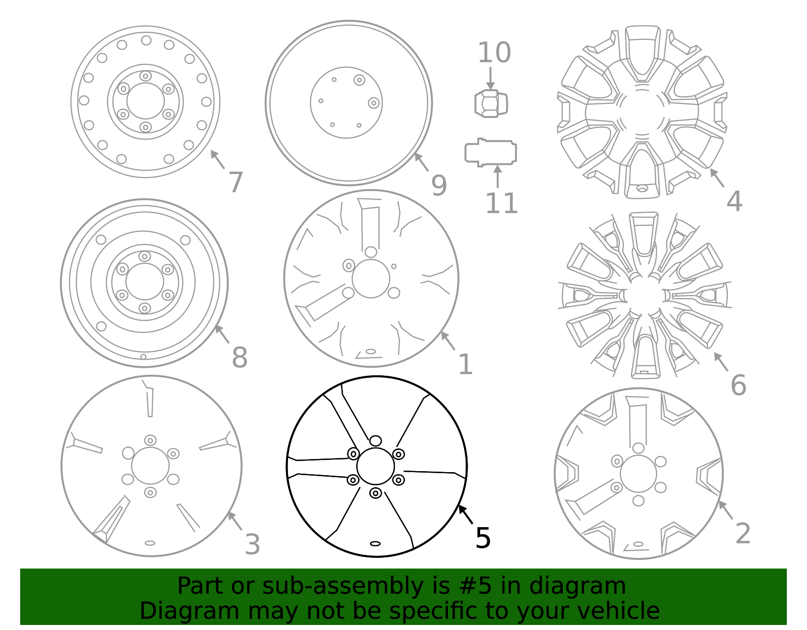 2016-2019 Toyota Tacoma Wheel Alloy 18 Inch 42611-04180 | OEM Parts Quick