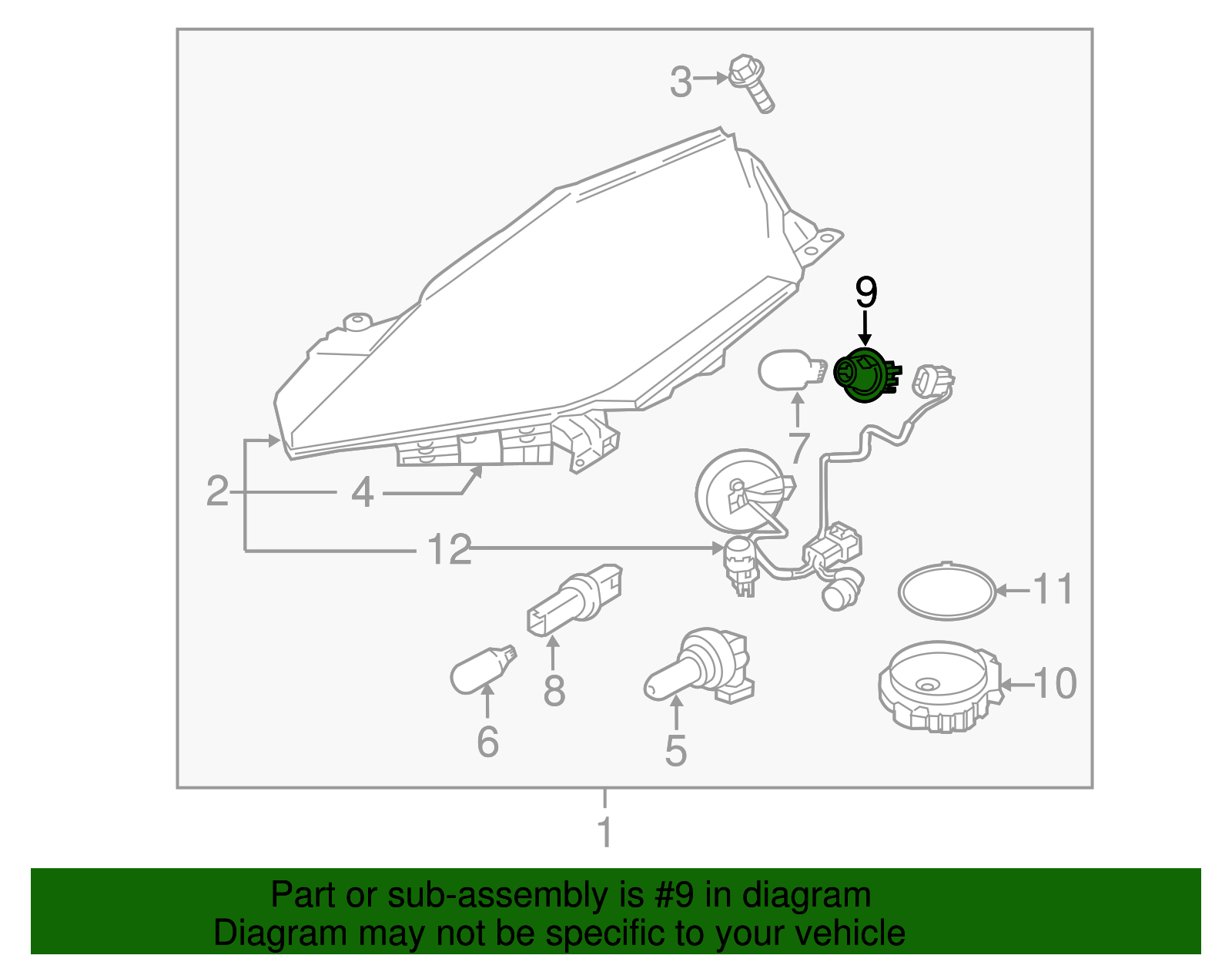 2007-2023 Nissan Signal Bulb Socket 26243-9B91B | Hoffman Nissan Parts