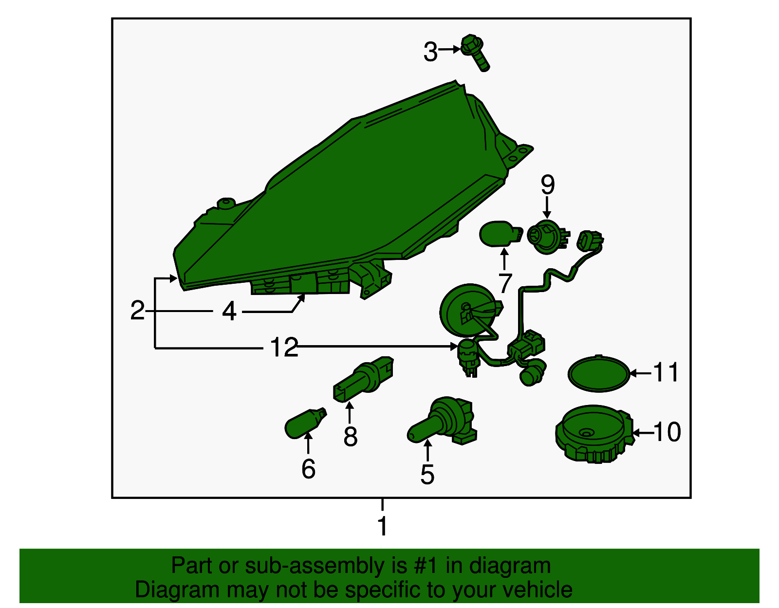 2013-2017 Nissan LEAF Composite Assembly 26060-3NF5B | Team Nissan Inc.