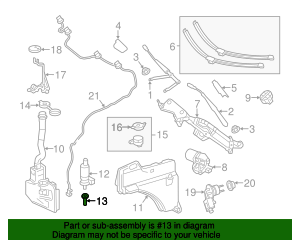 2010-2021 Mercedes-Benz Formed Grommet 001-998-73-01 | Mercedes-Benz Parts