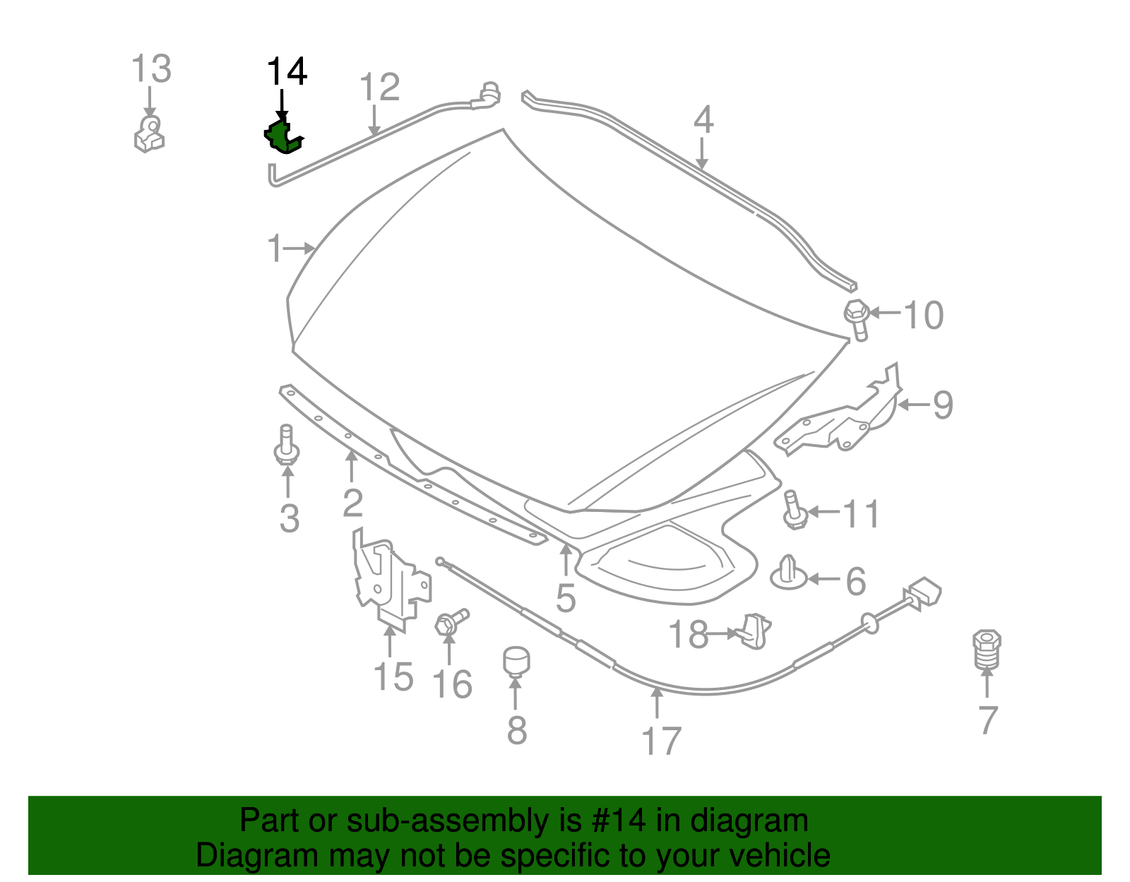 1989-2013 Suzuki | 1989-2013 Suzuki - Support Rod Clamp | 0940307311 ...