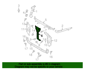 2008-2015 Nissan Lock Support 62550-JM00A | OEM Parts Online
