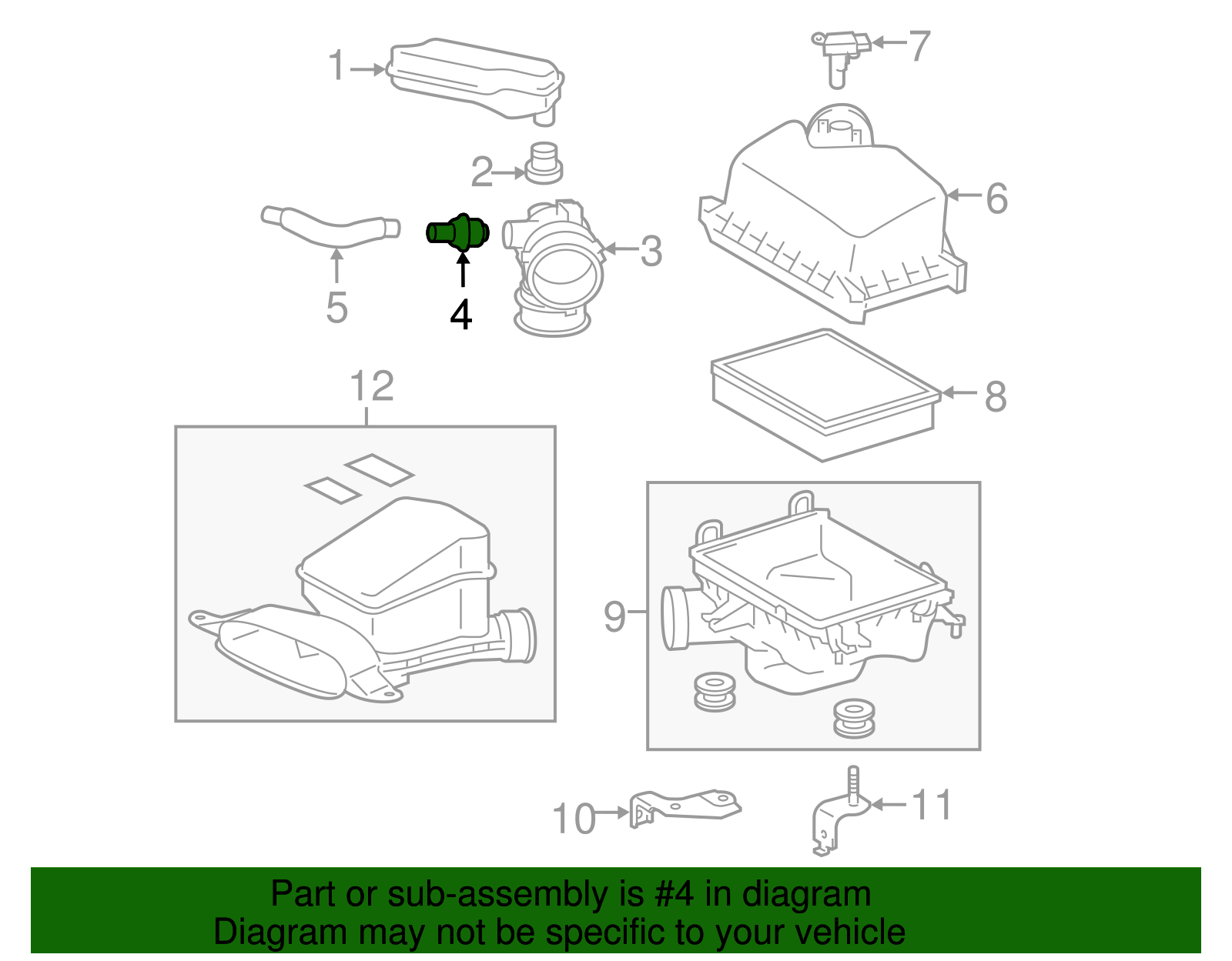 2009-2018 Toyota PCV Valve Hose Adapter 17878-0V010 | Toyota Parts Center
