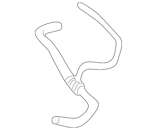 163-501-09-82 - Hose 1998-2005 Mercedes-Benz | Mercedes-Benz USA Parts