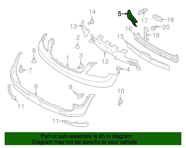 86555-2J000 - Side Support 2009 Kia Borrego | Kia.Parts Store