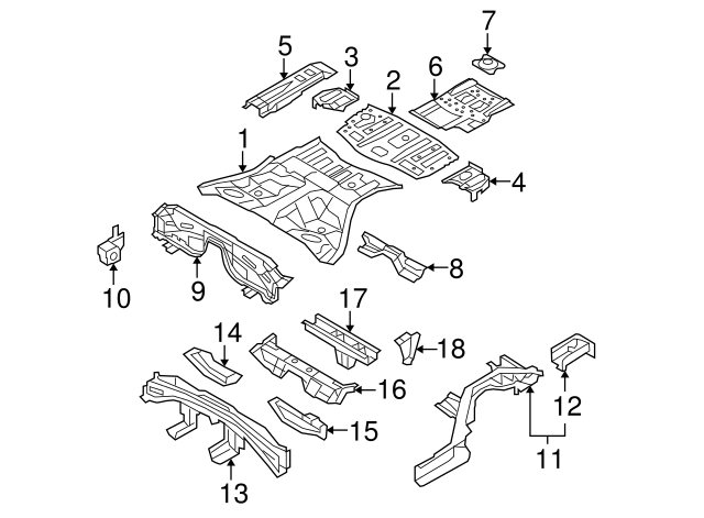 2009-2015 Infiniti Cross-Member 75650-JJ50A | Infiniti of Orland Park