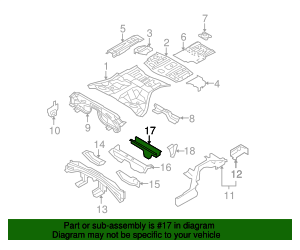 2009-2015 Infiniti Cross-Member 75650-JJ50A | INFINITI OF WEST CHESTER