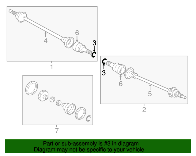 Genuine Axle Assembly Retainer Clip for 2018-2023 Land Rover Range ...