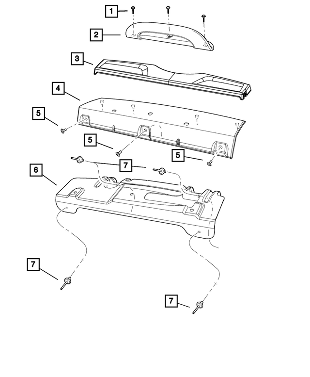 2012-2019 Fiat 500 Rear Shelf Panel 1RZ41JXWAC | Mopar eStore