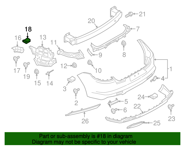 2005-2024 Porsche Ft Fender Liner U-Nut N-912-425-01 | OEM Vehicle Parts
