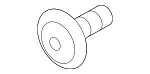 1997-2024 Porsche Ft Fender Liner Screw 9A7-007-517-00 | Porsche Marin