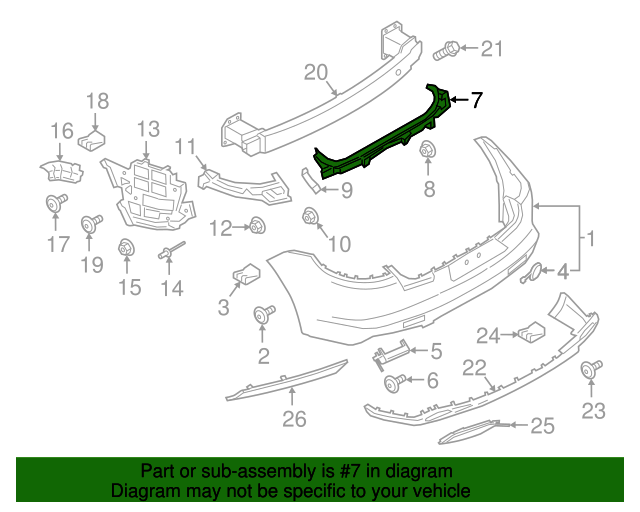 2017-2020 Porsche Panamera Center Support 971-807-863-A | OEM Parts Online