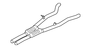 Genuine BMW 18-30-8-663-575 | Intermediate Pipe | FREE Shipping on Most ...