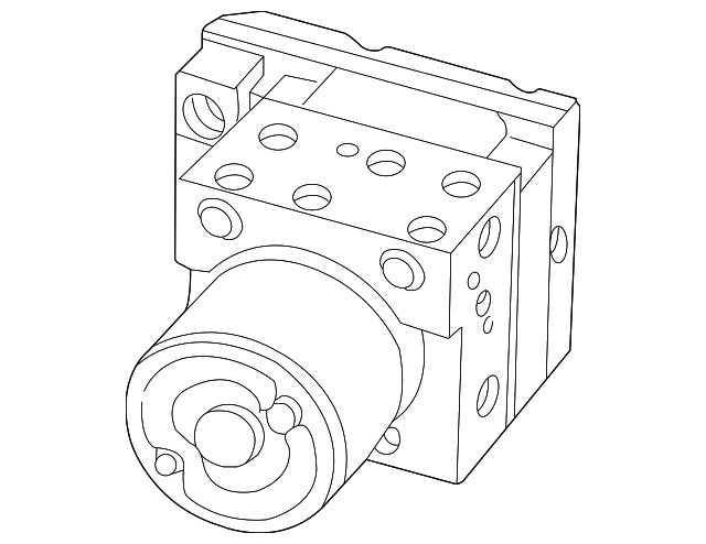 2001-2004 Kia Spectra ABS Modulator 0K2NA-437A0 | TascaParts.com