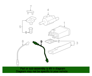 2008-2016 GM OEM NEW 2008-16 GM Cadillac Chevrolet GMC Rear O2 Oxygen ...