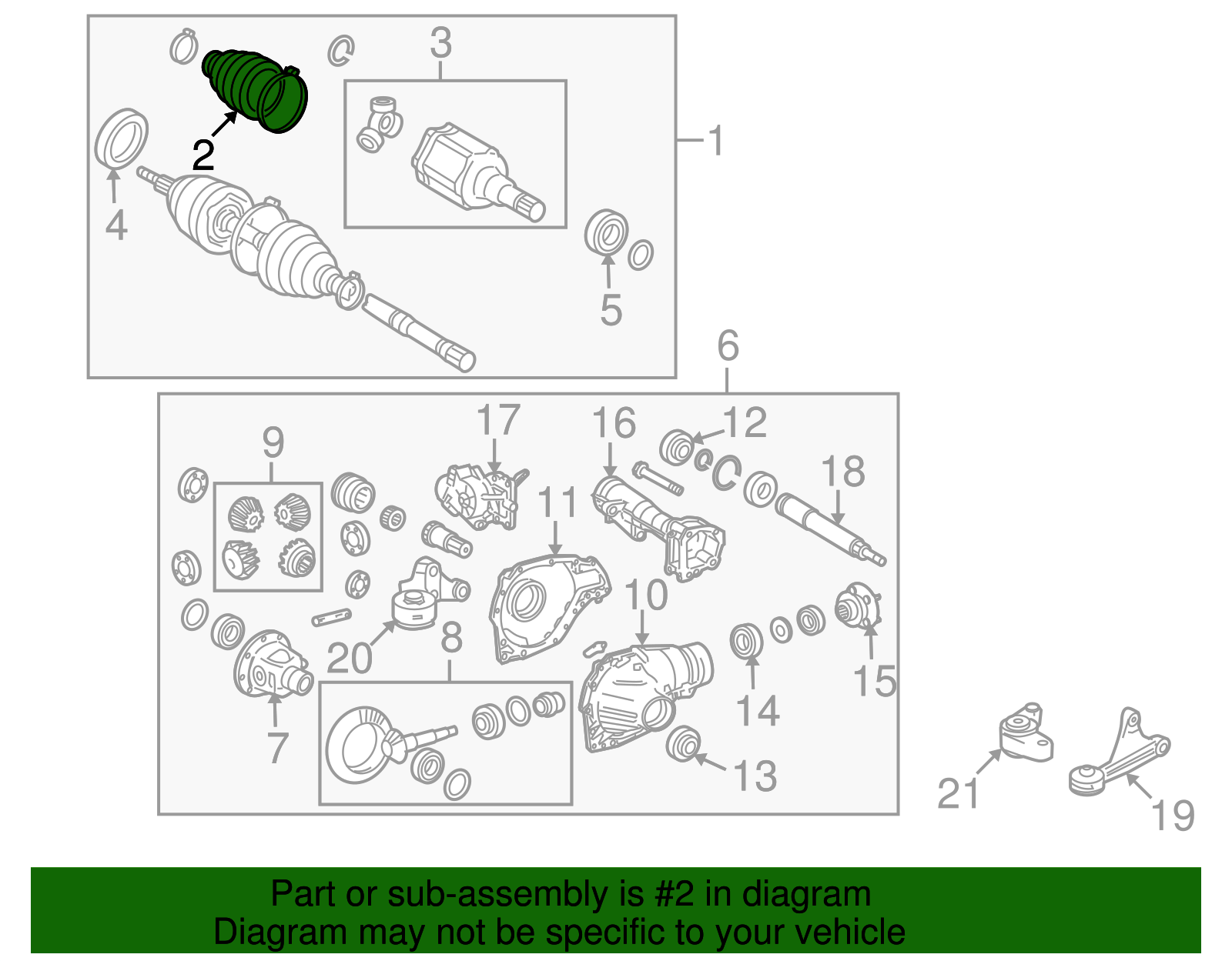 2005-2022 Toyota Boot Kit 04427-0C020 | Toyota Parts Center