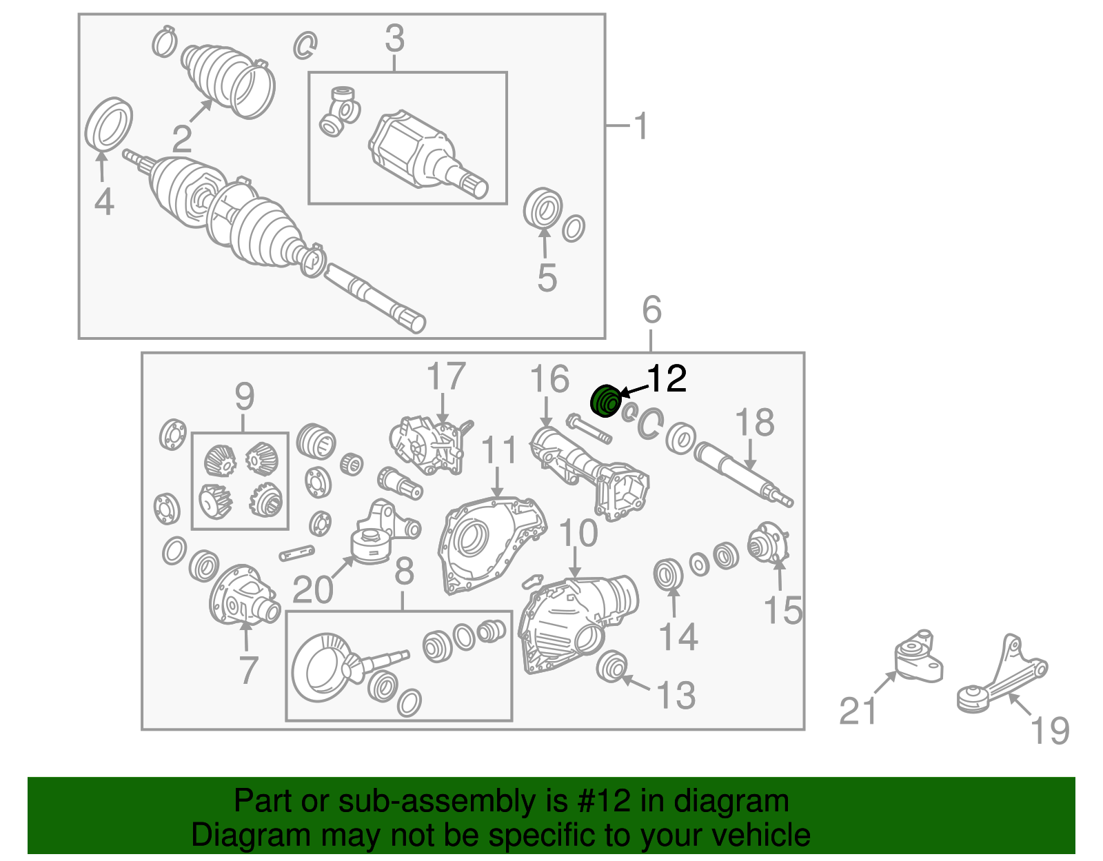 90311-47013 - Output Shaft Seal - 1995-2020 Toyota | Lithia Toyota Parts