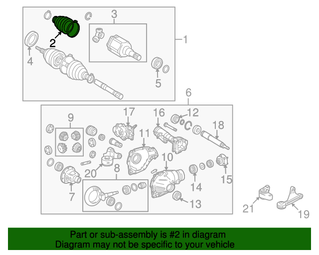 2007-2021 Toyota Boot Kit 04437-0C020 | OEM Parts Online