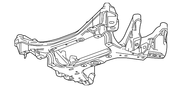 2016-2020 Cadillac CT6 Drivetrain and Front Suspension Cradle 84304646 ...