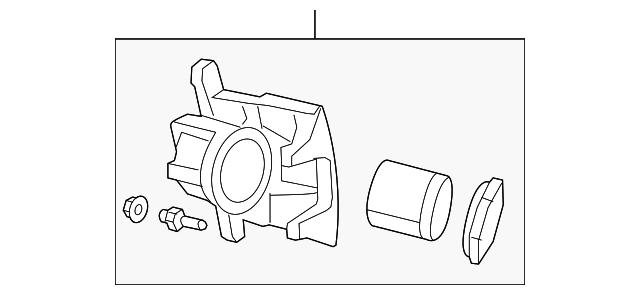 2007-2018 Mopar Caliper - Passenger Side (RH) 68003774AA | TascaParts.com