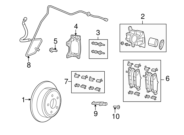 2007-2018 Mopar Caliper - Passenger Side (RH) 68003774AA | TascaParts.com