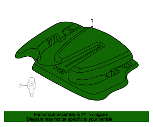 Genuine Engine Cover for 2013-2019 Hyundai | Part# 29240-3CFB0 ...