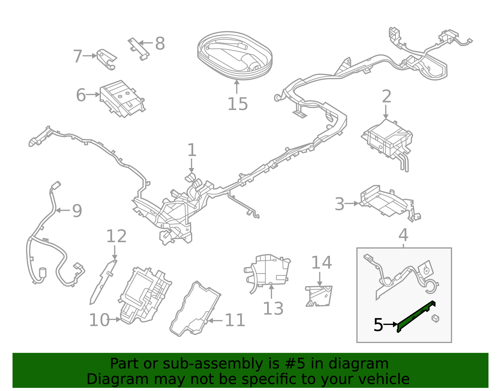 LX6Z-14A301-E - High-Quality Charging Port Bracket for 2021-2025 Ford ...