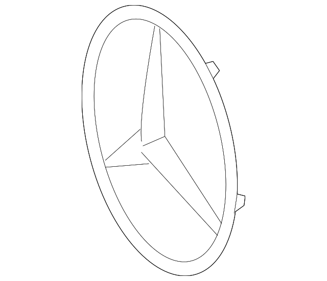 000-888-00-00 - Grille Emblem 2017-2023 Mercedes-Benz | Mercedes-Benz ...