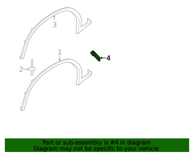 Genuine BMW 51-13-8-094-225 | Molding Strip | FREE Shipping on Most ...