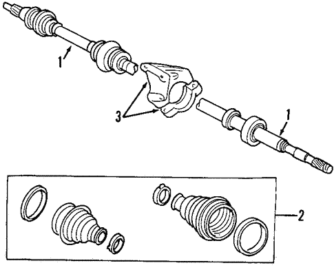 Axle Shafts & Joints for 2009 Volvo C30 | My Swedish Parts