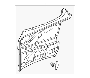 238-690-85-00-64-9H15 - Paneling Rear Side Panel 2018-2020 Mercedes ...