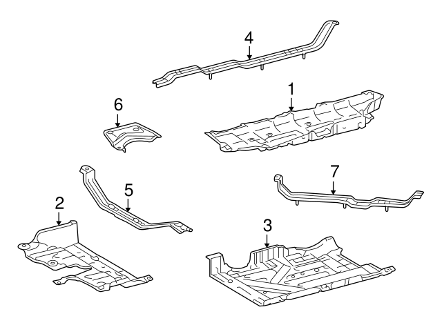 58165-0E010 - Floor Cover - 2010-2015 Lexus | My L Parts
