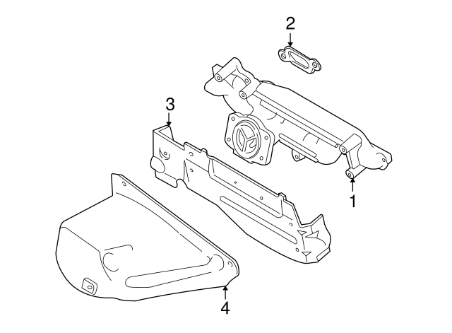 30637921 - Exhaust Manifold 2003-2009 Volvo | AutoNationParts.com
