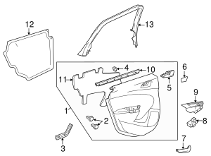 2011-2017 GM Window Switch 20987819 | GMPartsDirect.com