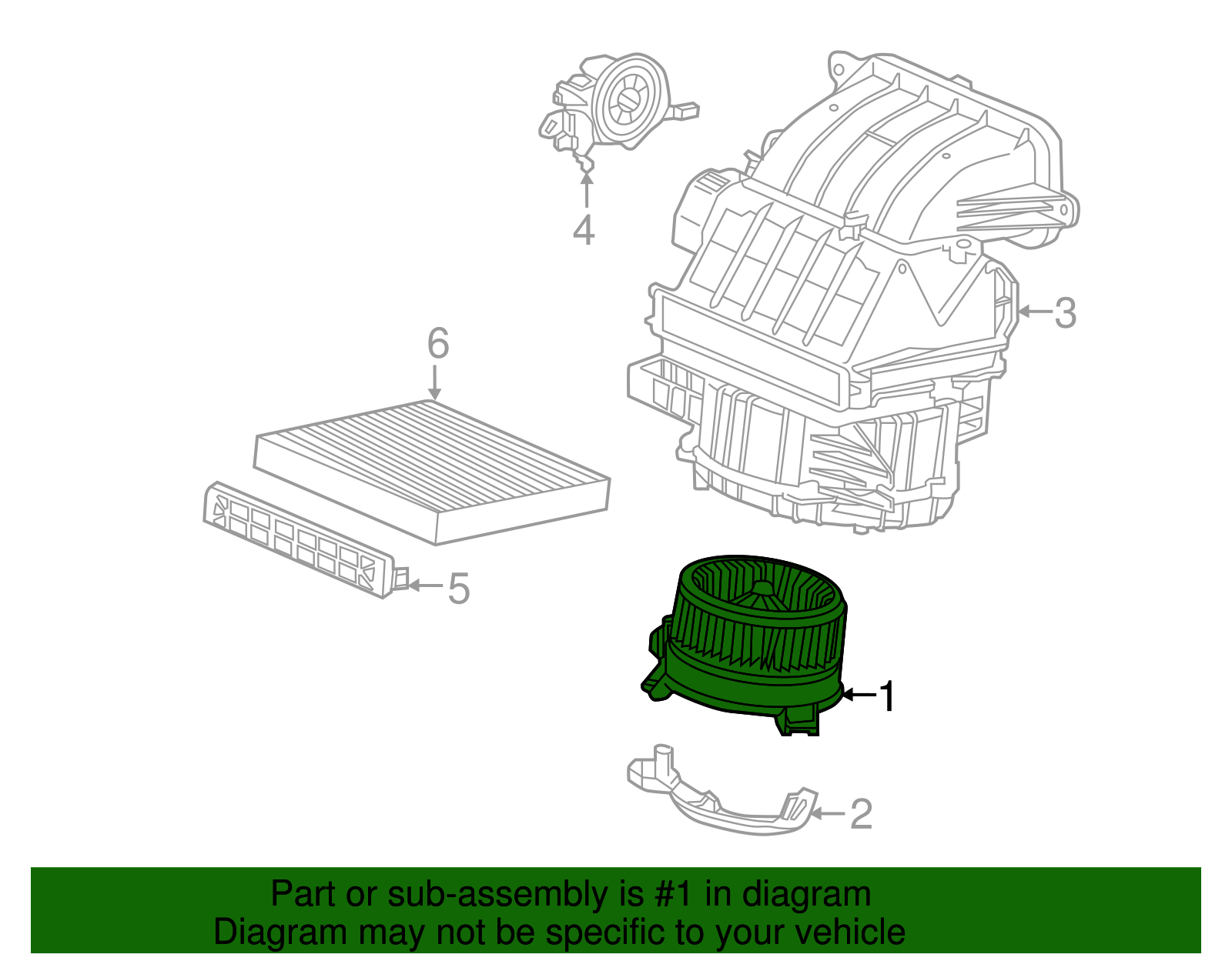 80030-TR0-305 - 2012-2013 Honda Civic - Motor Set Fan | Genuine Honda Parts