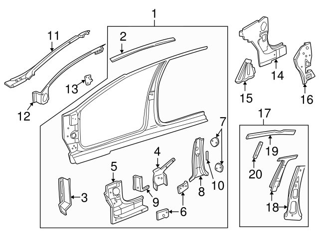 88955132 - Uniside Assembly 1995-2005 GM | AwesomeParts.com