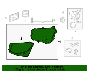 2016-2021 Mercedes-Benz Headlamp Assembly - Right - LED 2539062001 ...