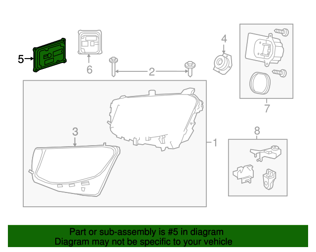 222-900-48-12 - Exchange Control Unit Mercedes-Benz USA Parts